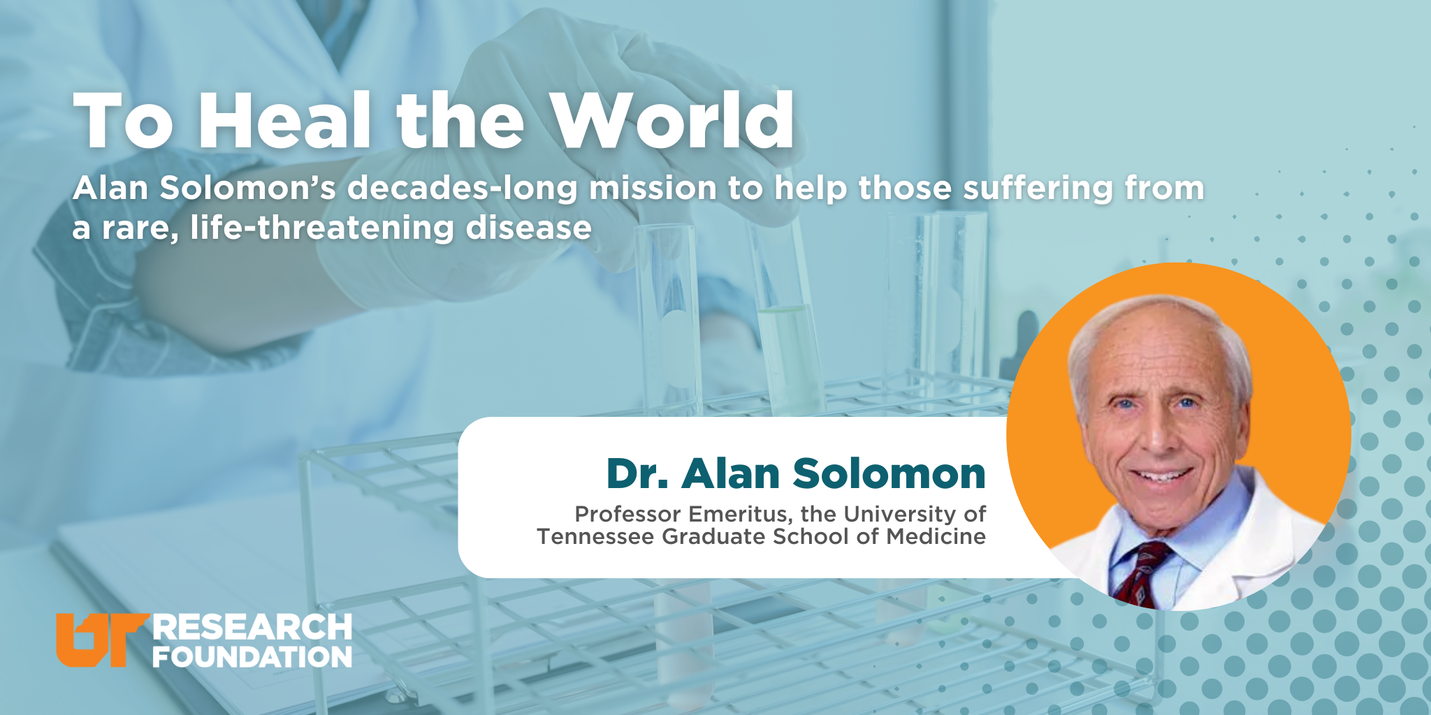 Spotlight on Research: Dr. Alan Solomon - University of Tennessee ...