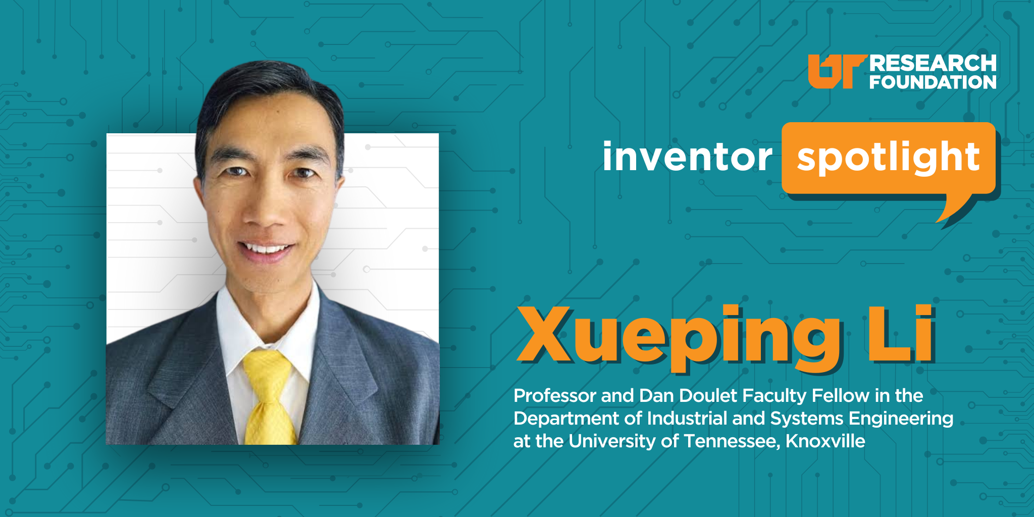 Inventor Spotlight: Xueping Li - University of Tennessee Research ...